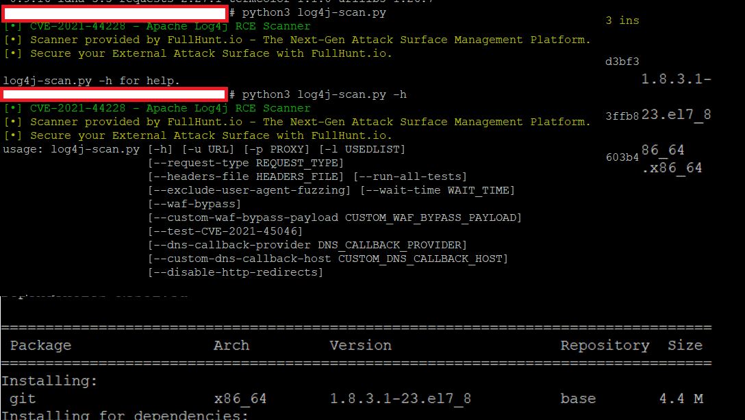 How to use the CISA Log4J Scanner